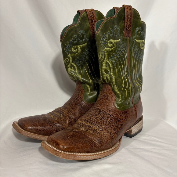 Ariat | Shoes | Ariat Mens Mesteno 2 D Work Cowboy Boots Brown Green ...